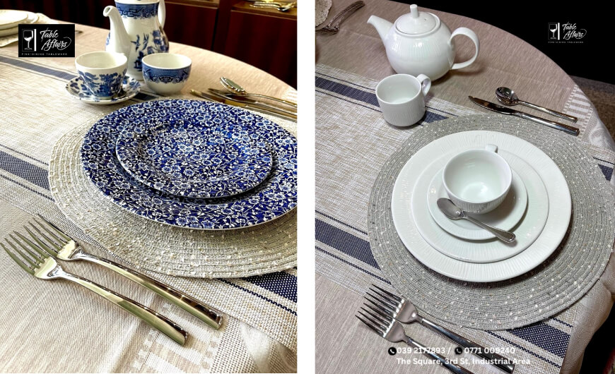 Table Affairs | Fine dining tableware